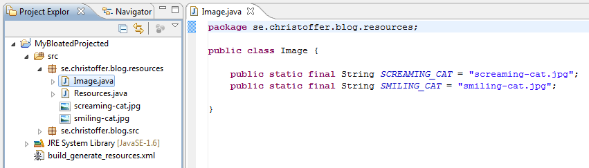 How to auto-generate references to static files using Eclipse • Special Agent Squeaky