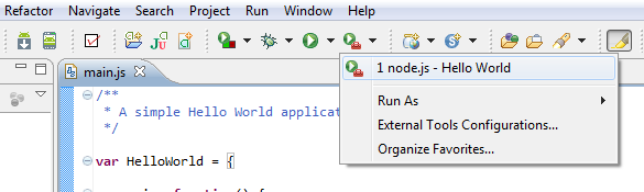 Comment exécuter une application Node.js dans Eclipse en tant qu'outil ...